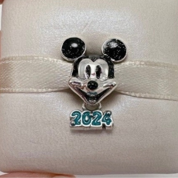 Pandora | Jewelry | Disney Pandora New Year 224 S925 Charm | Poshmark